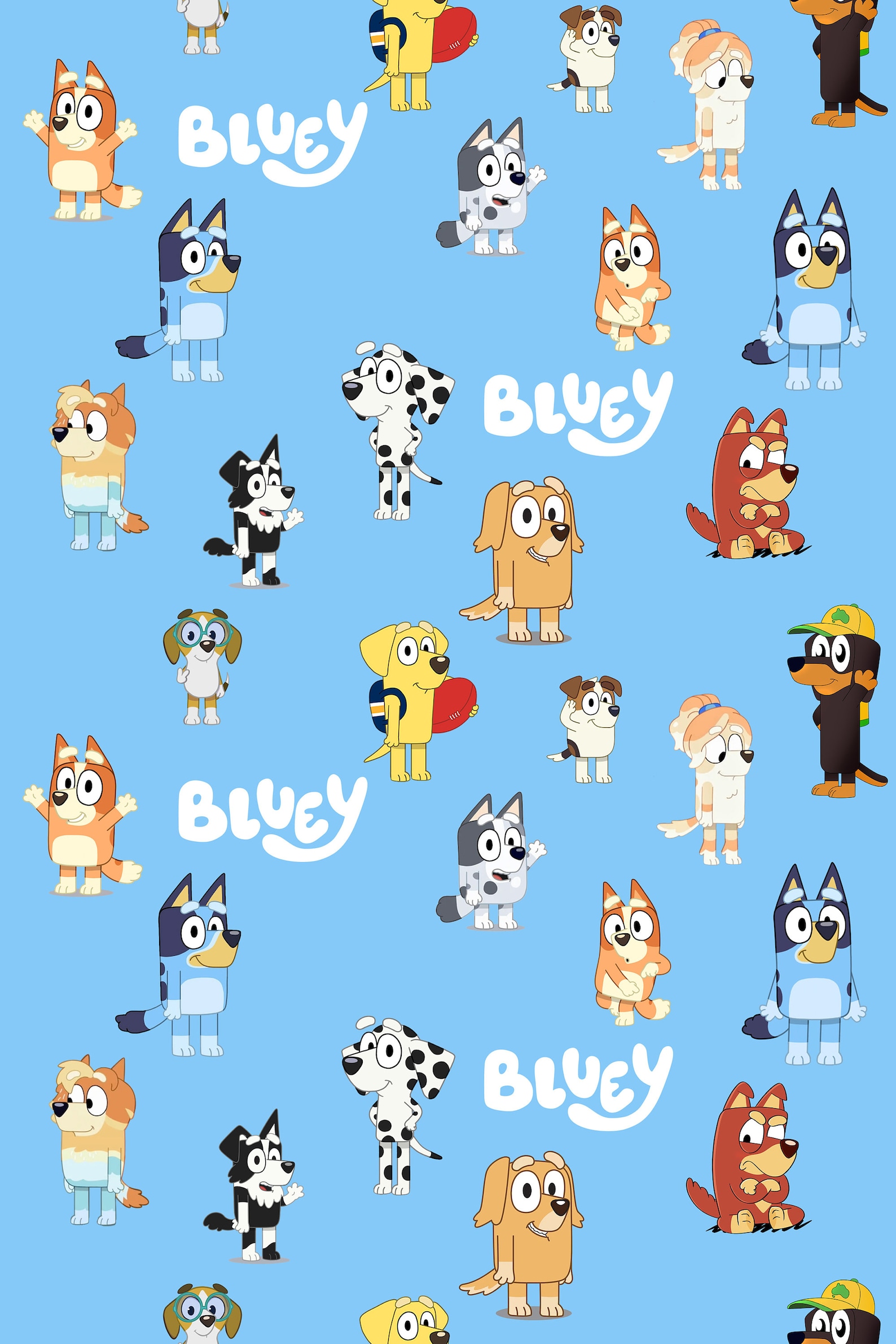 Bluey Wrapping Paper, Bluey Gift Wrap, Bluey Wrapping, Bluey Birthday ...