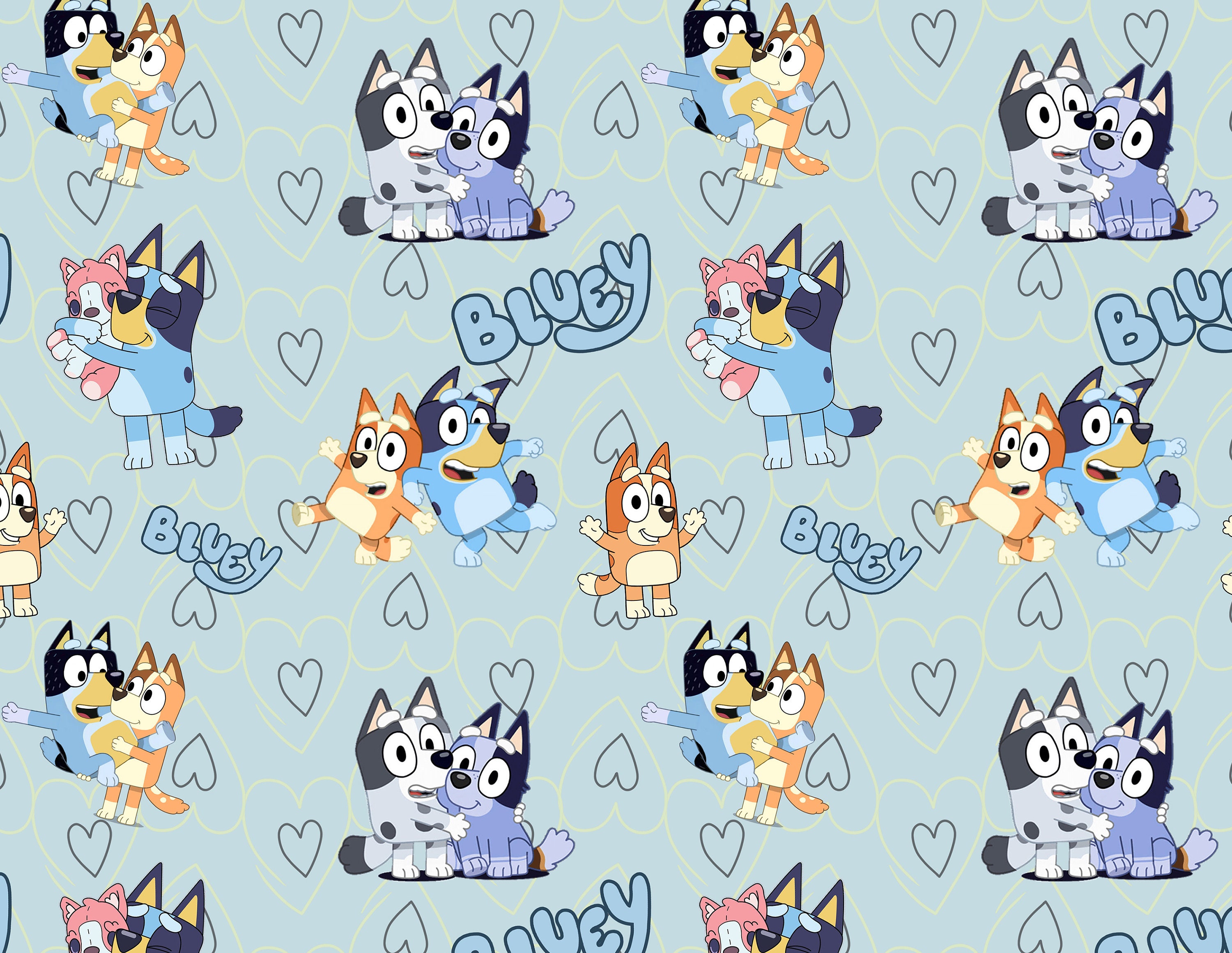 Bluey Gift Wrap, Bluey Wrapping Paper, Bluey Wrapping, Bluey Birthday ...