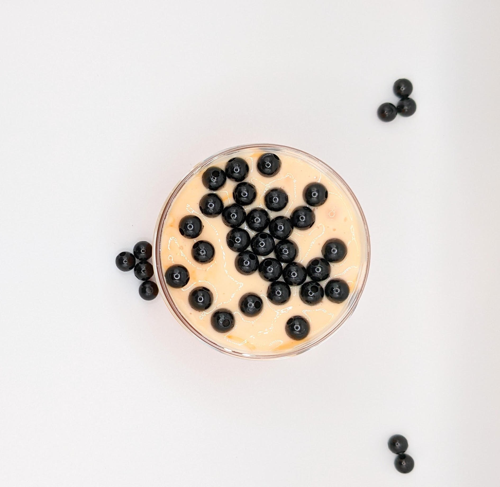 FREE SHIPPING / 6oz Thai Tea Boba Slime / Glossy Slime - Etsy