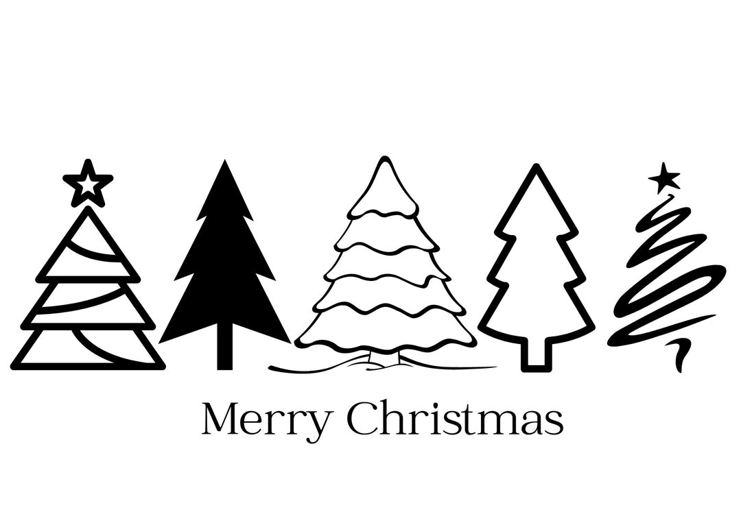 Tannenbaum SVG Plotterdatei Cricut Clipart Tannenbaum svg - Etsy.de