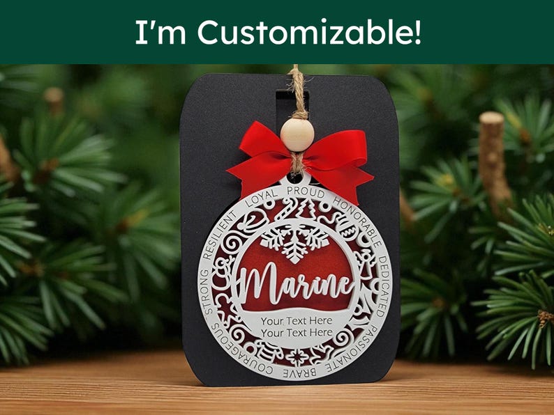 Personalized JROTC Christmas Ornament: Military Holiday Keepsake - Etsy