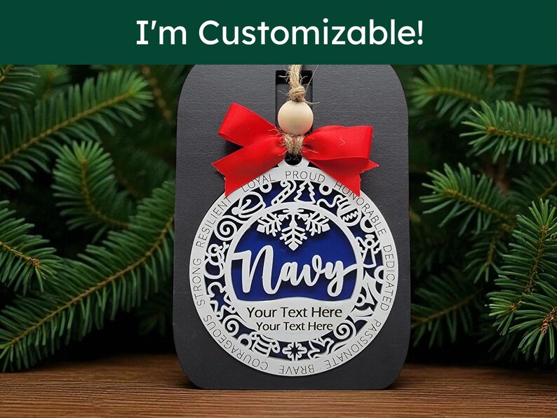 Personalized JROTC Christmas Ornament: Military Holiday Keepsake - Etsy