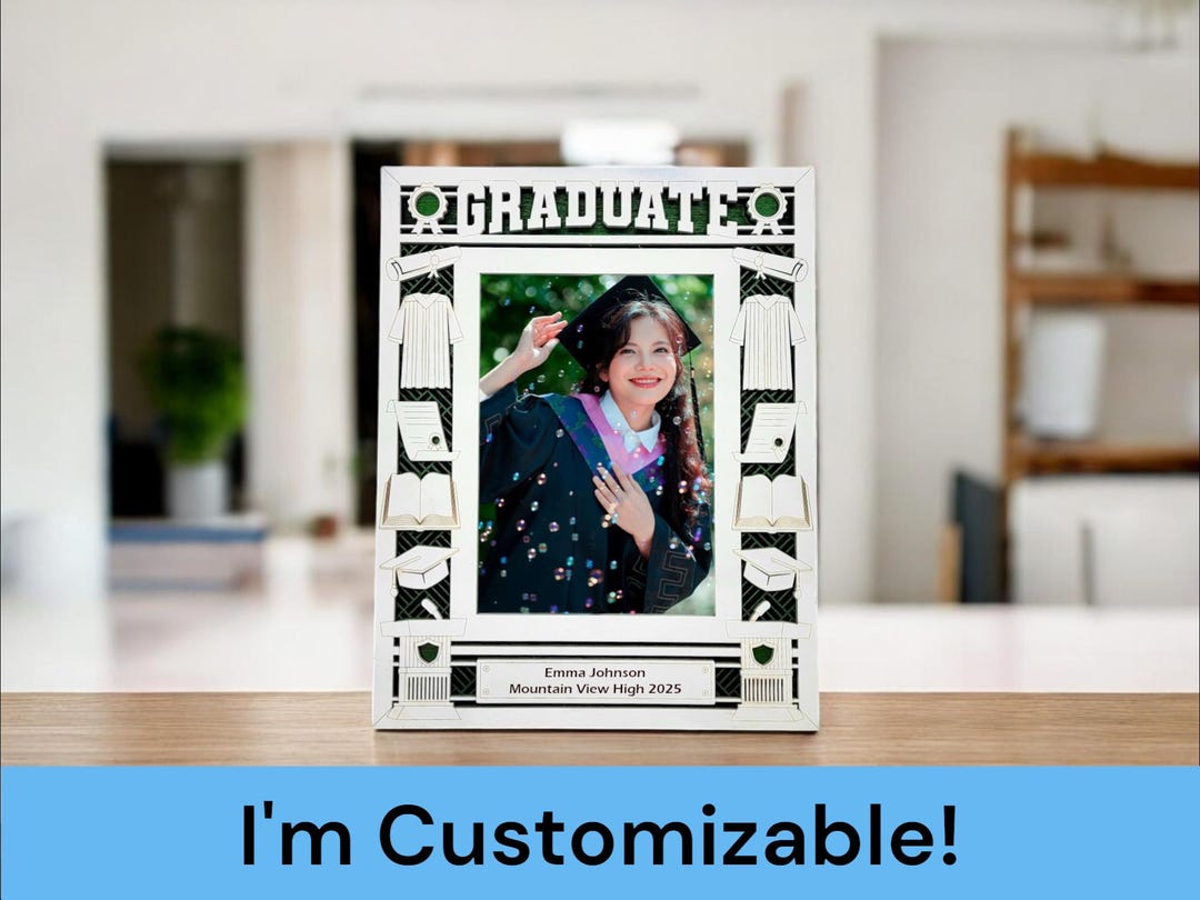 Graduation Picture Frame, High School Graduation Gift for Her, Gift for ...