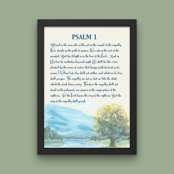 Psalm 1 - Etsy