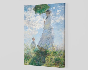 Woman With a Parasol Madame Monet and Her Son, 1875 CLAUDE MONET ...