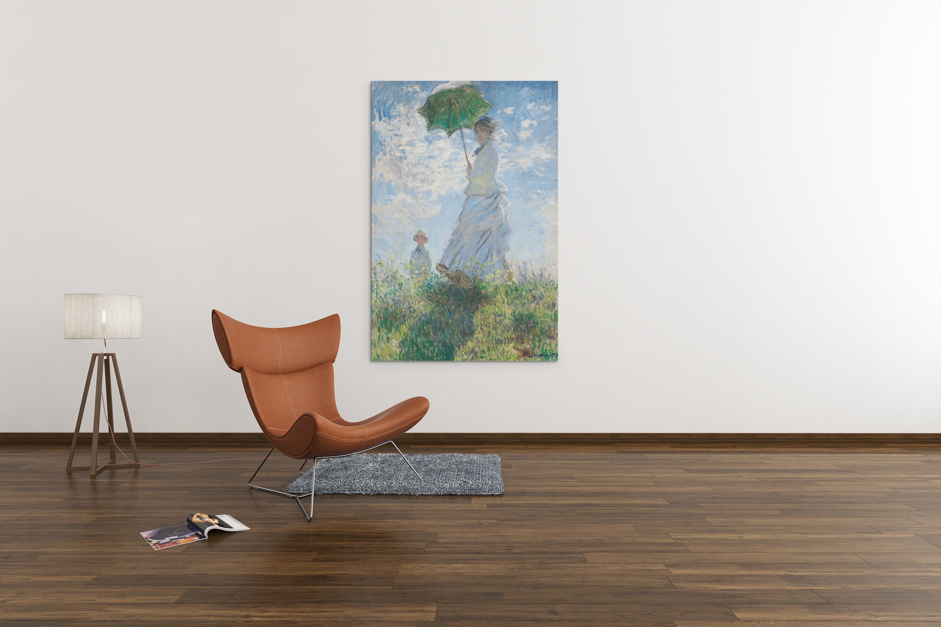Monet's Madame Monet and Her Son, Acrylic Glass Wall Art - Etsy