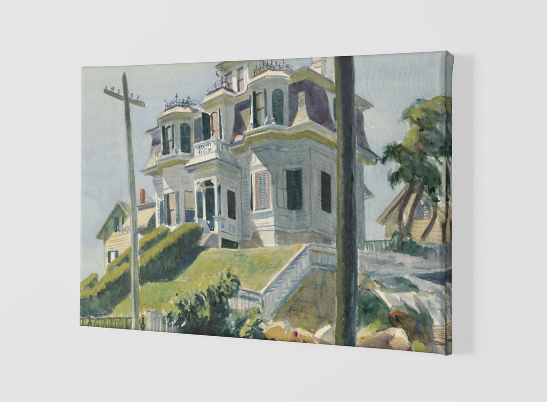 Edward Hopper Haskell House Canvas Art Print - Etsy