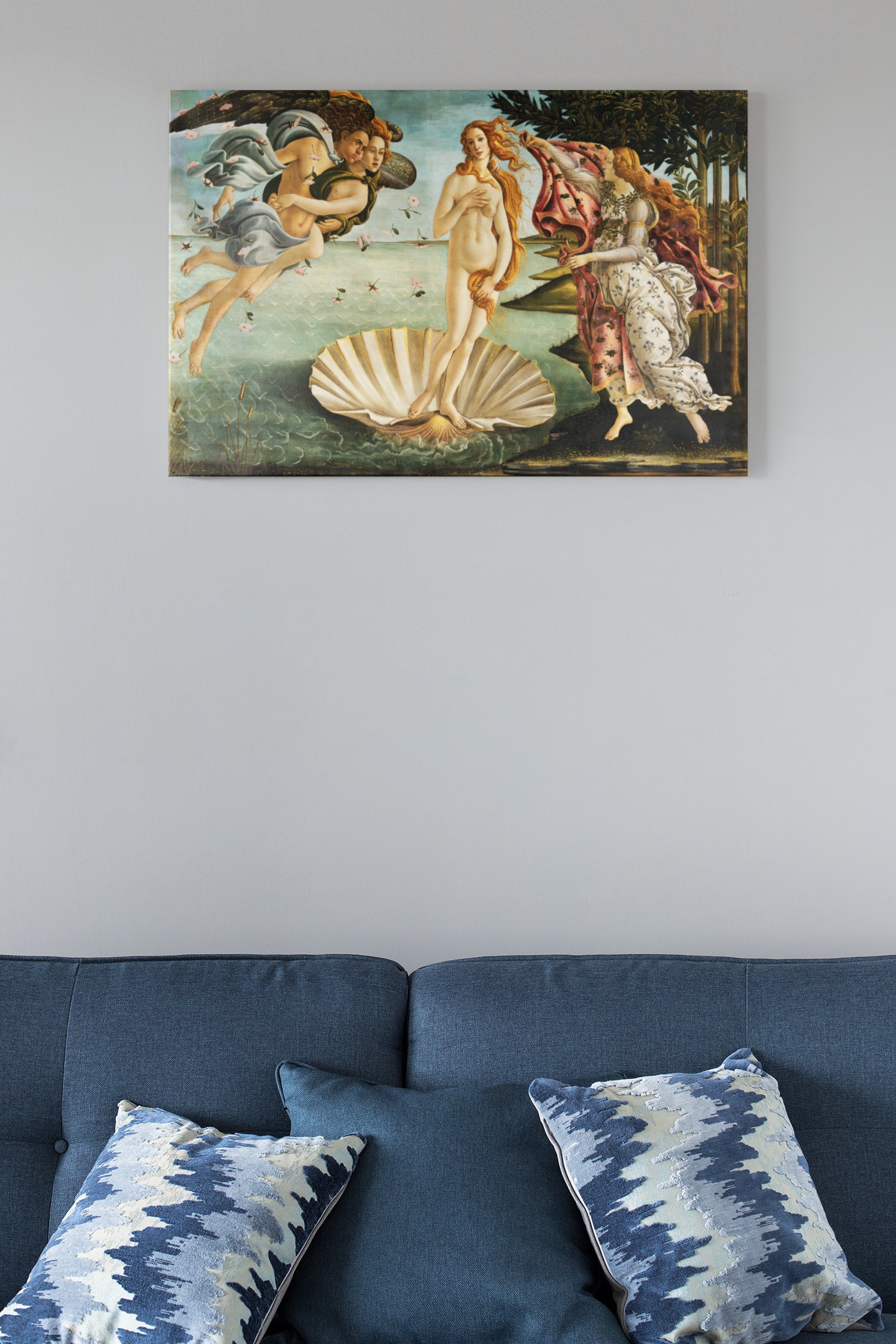 Impression d'art sur toile La Naissance de Vénus de Sandro Botticelli 1485 - Etsy France