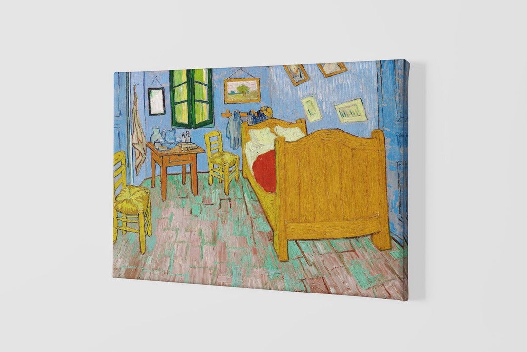 Vincent Van Gogh's the Bedroom (1889) Canvas Art Print - Etsy