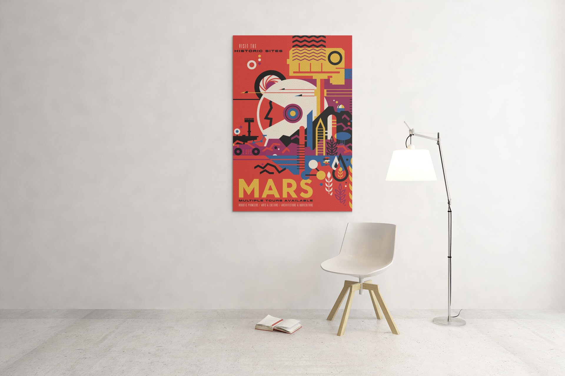 Visions of the Future, Mars 2018 NASA High Gloss Acrylic Glass Wall Art ...