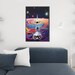 Retro Futurism NASA Space Earth Background High Gloss Acrylic - Etsy
