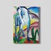 Blue Horse I Famous Painting by Franz Marc Canvas Art Print - Etsy