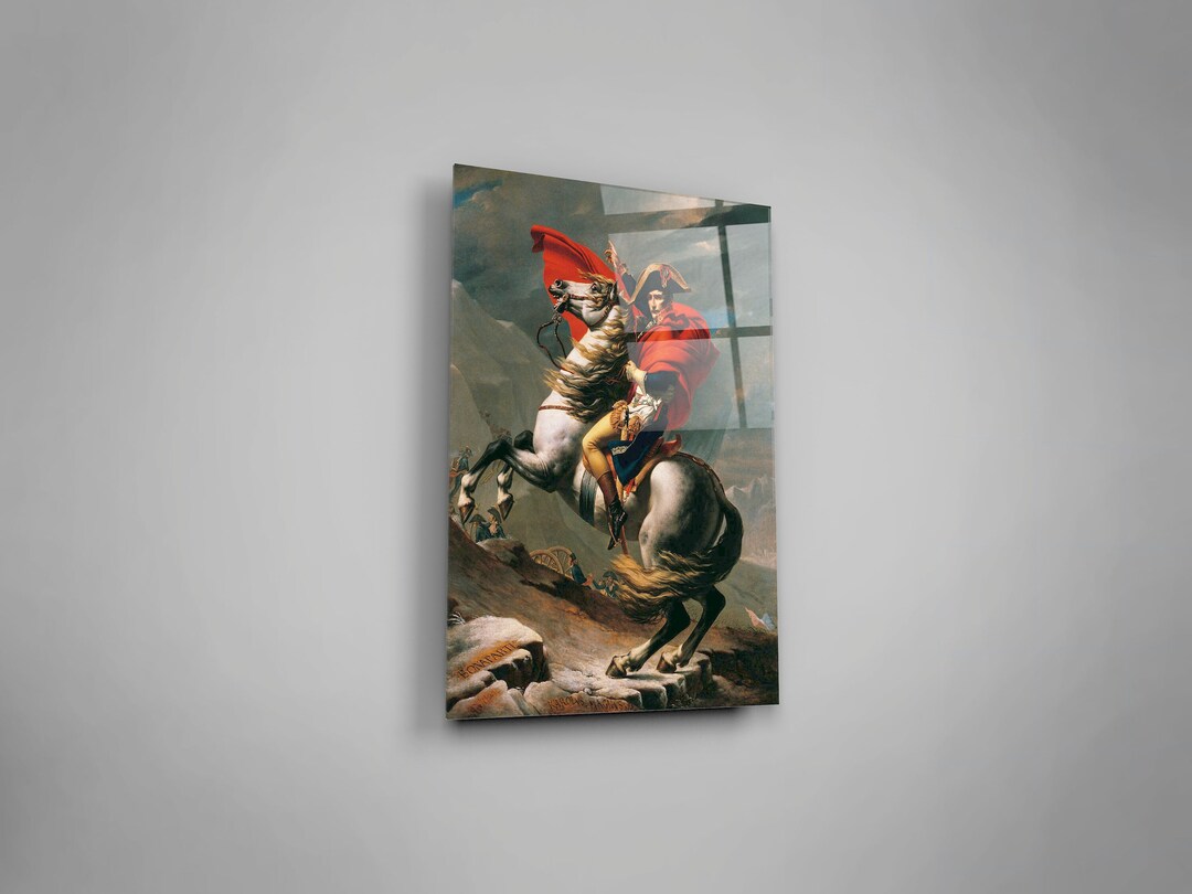 Napoleon Crossing the Alps (1801-1805) by Jacques-louis David High ...