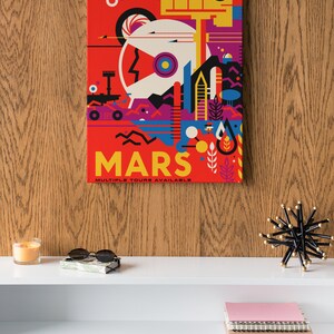 Visions of the Future, Mars 2018 NASA High Gloss Acrylic Glass Wall Art ...