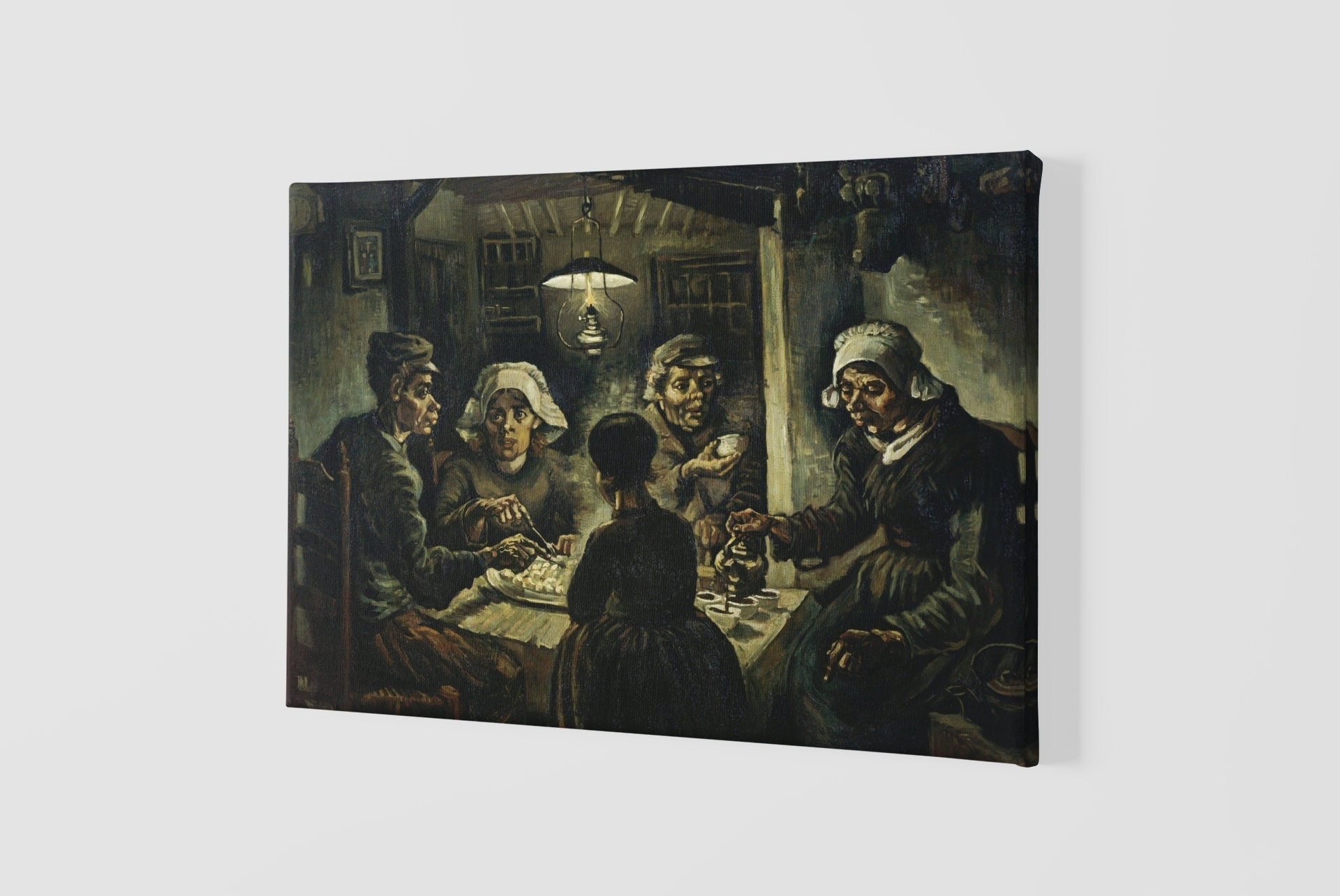Vincent Van Gogh's the Potato Eaters (1885) Canvas Art Print - Etsy