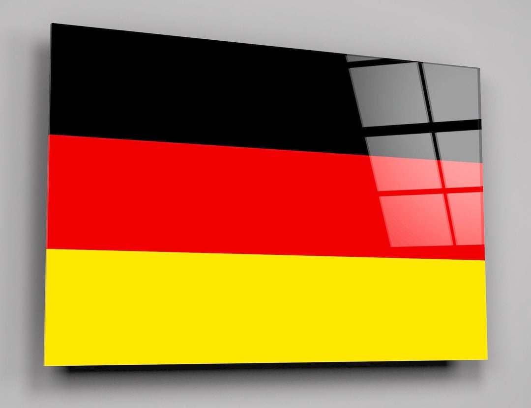 Flag of Germany High Gloss Acrylic Glass Wall Art Ready to Hang - Etsy