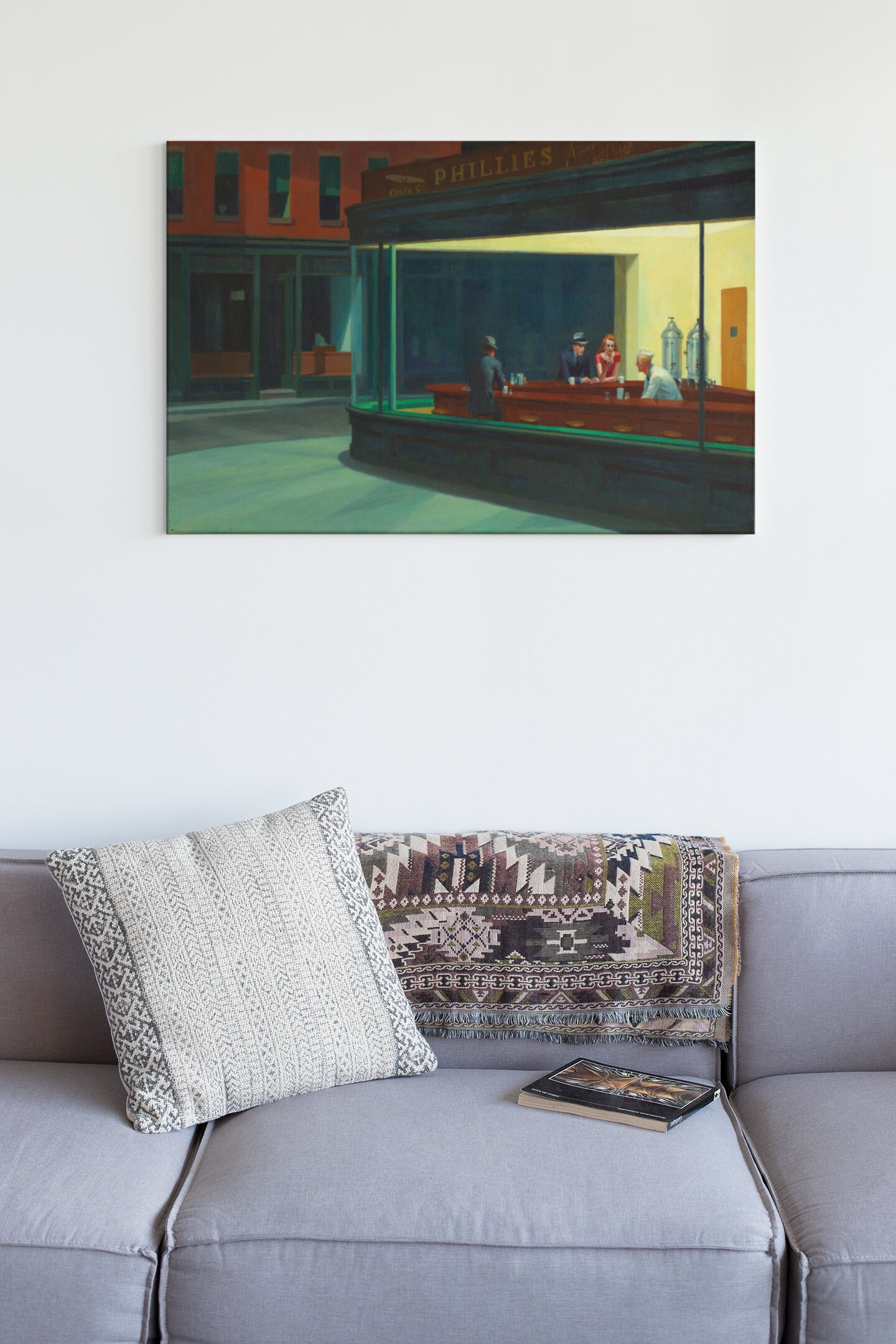 Nighthawks by Edward Hopper Canvas Art Print - Etsy