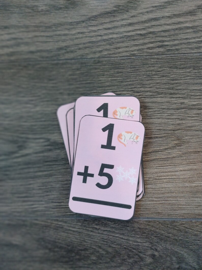Tarjetas de suma imprimibles hasta diez - Etsy México