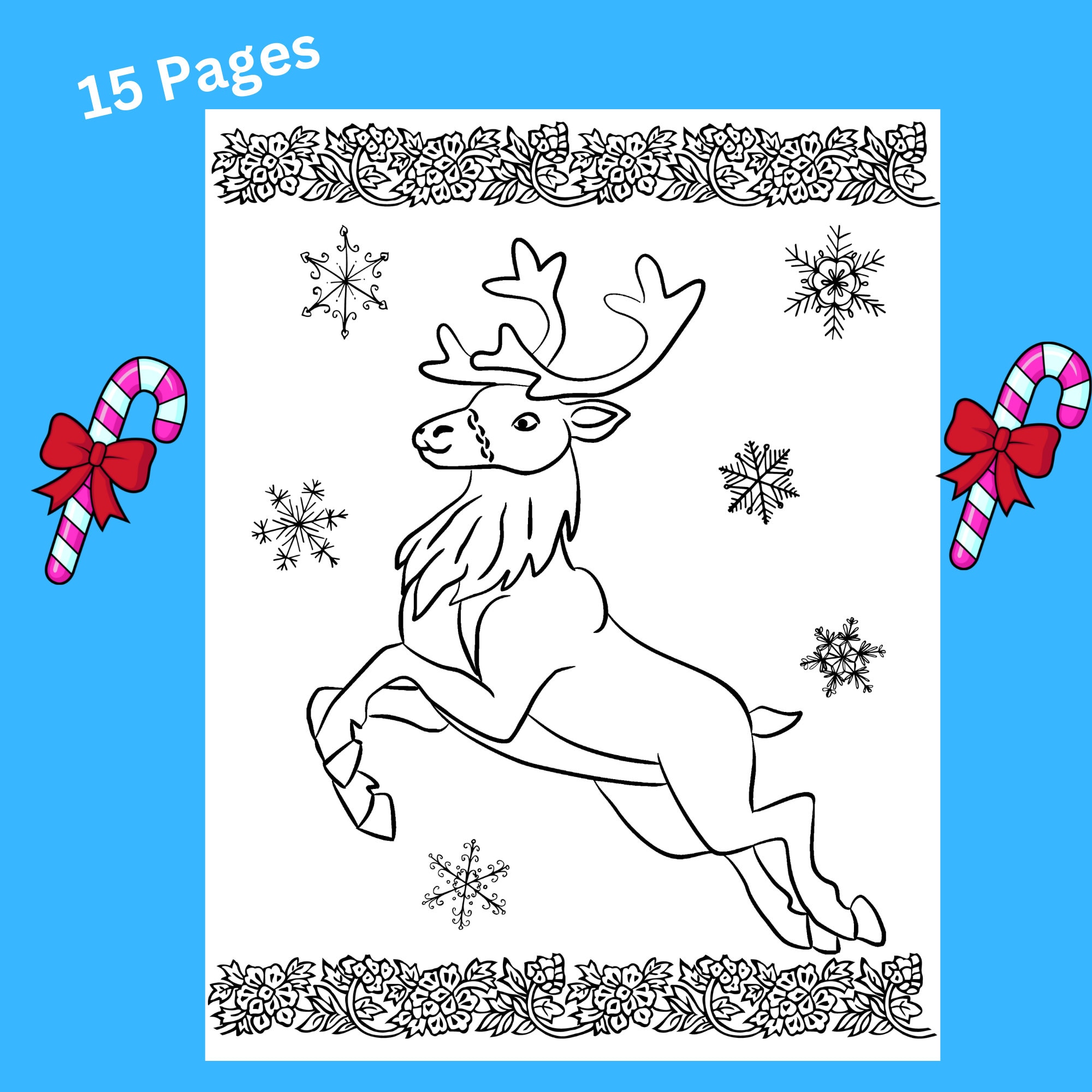 Printable Christmas Coloring Pages for Kids| Winter Coloring Pages ...