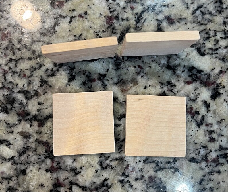Blank Wood Craft Squares Square Cutouts for DIY Projects & Crafts Bulk ...