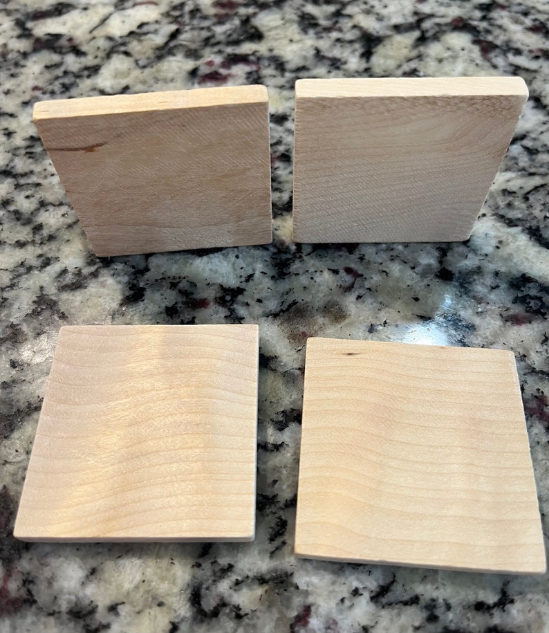 Blank Wood Craft Squares Square Cutouts for DIY Projects & Crafts Bulk ...