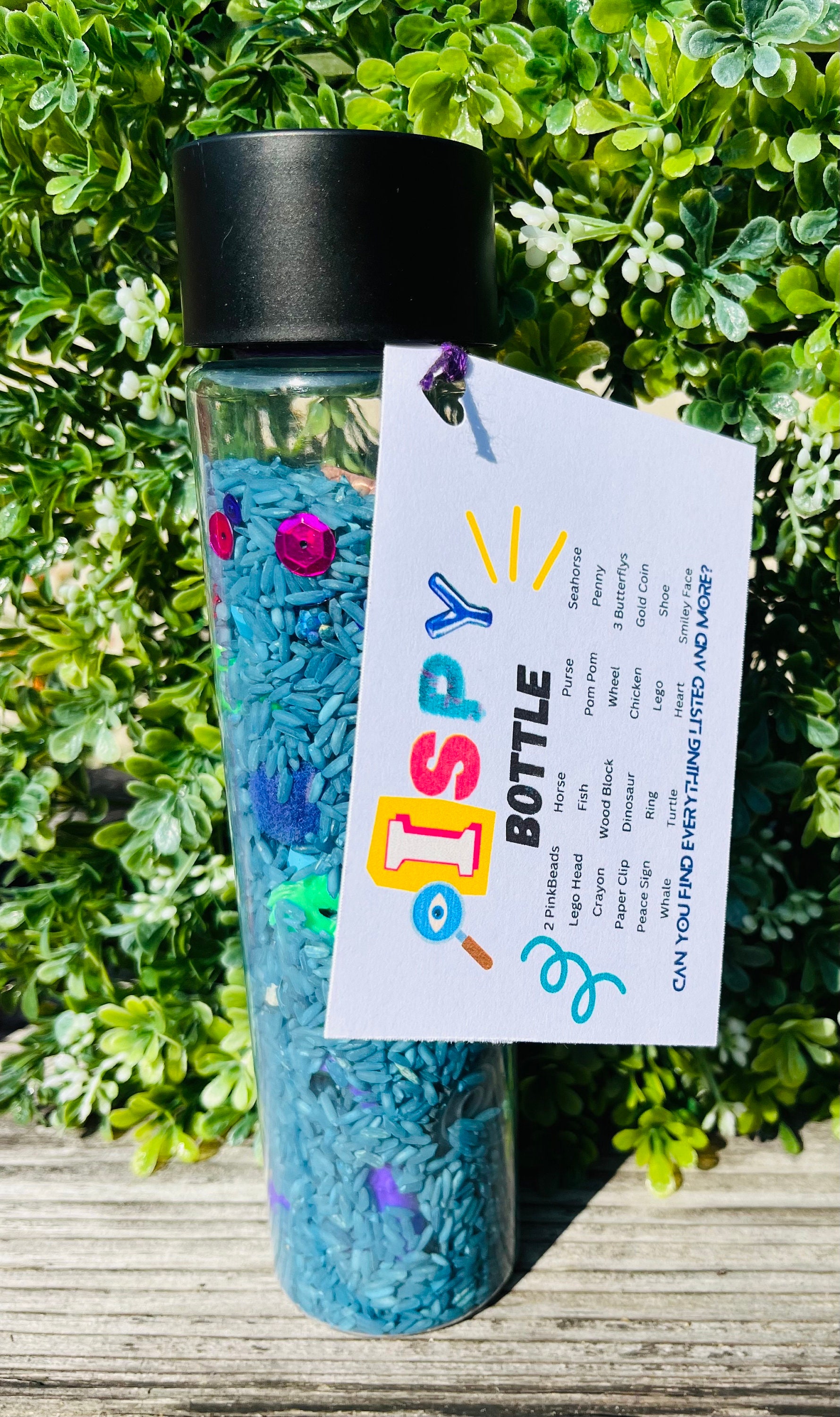 I Spy Bottle Seek and Find Sensory School Classroom Games Spy Jar ...