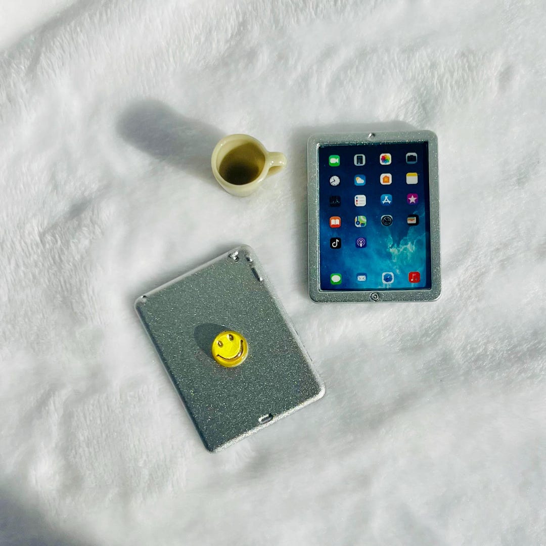 Dollhouse iPad Accessory for Miniature Doll Barbie iPad Tablet Gift ...