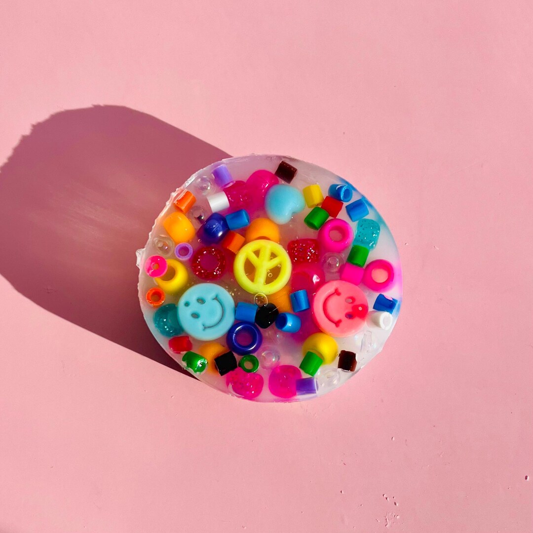 Emoji Beaded Fidget Toy: Boho Sensory Picky Pad - Etsy