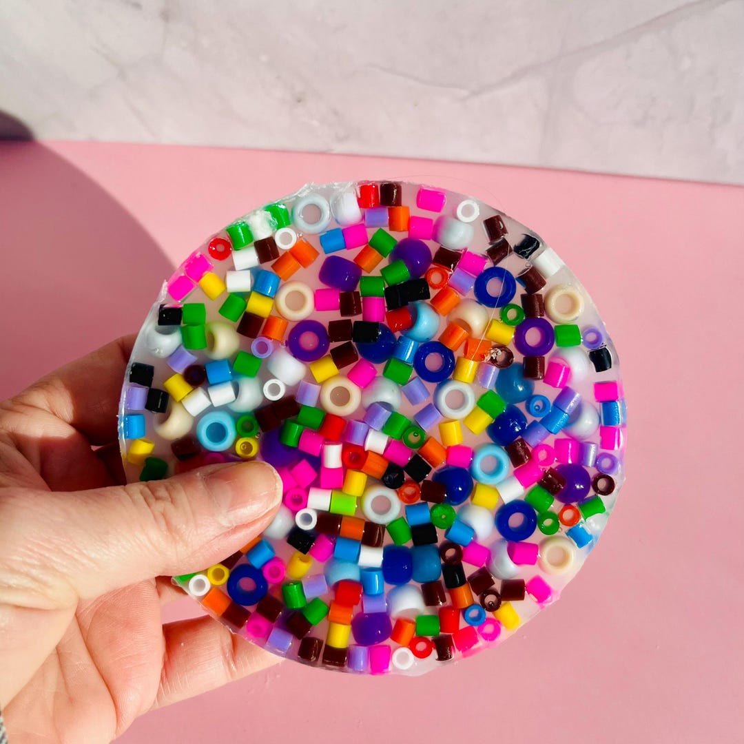 Multi Color Bead Sensory Pick Pad: Calming Fidget Toy - Etsy