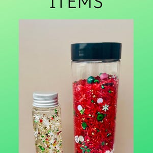 Personalized Christmas I Spy Jar Gift for Kids Travel-friendly Stocking ...