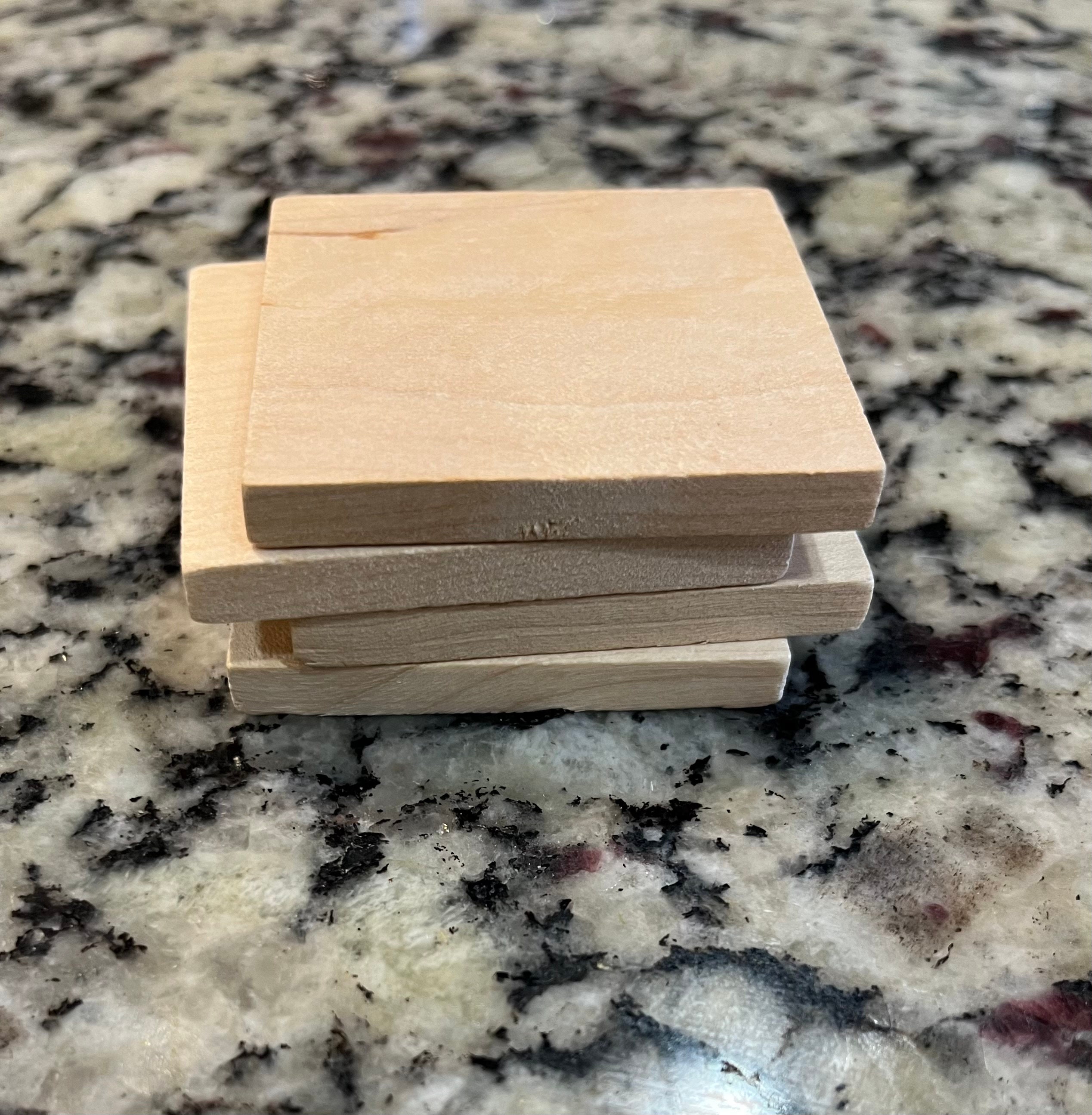 Blank Wood Craft Squares Square Cutouts for DIY Projects & Crafts Bulk ...