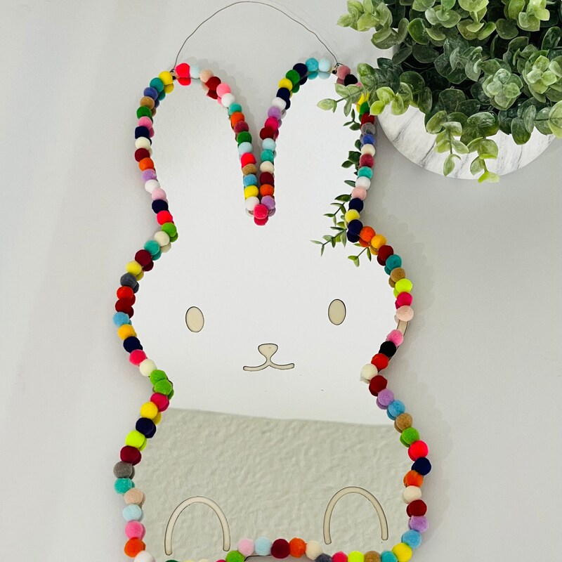 Pom Pom Mirror - Etsy