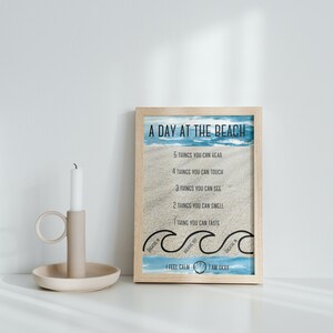 Calm Down Corner Digital Download Beach Grounding Technique Ocean ...