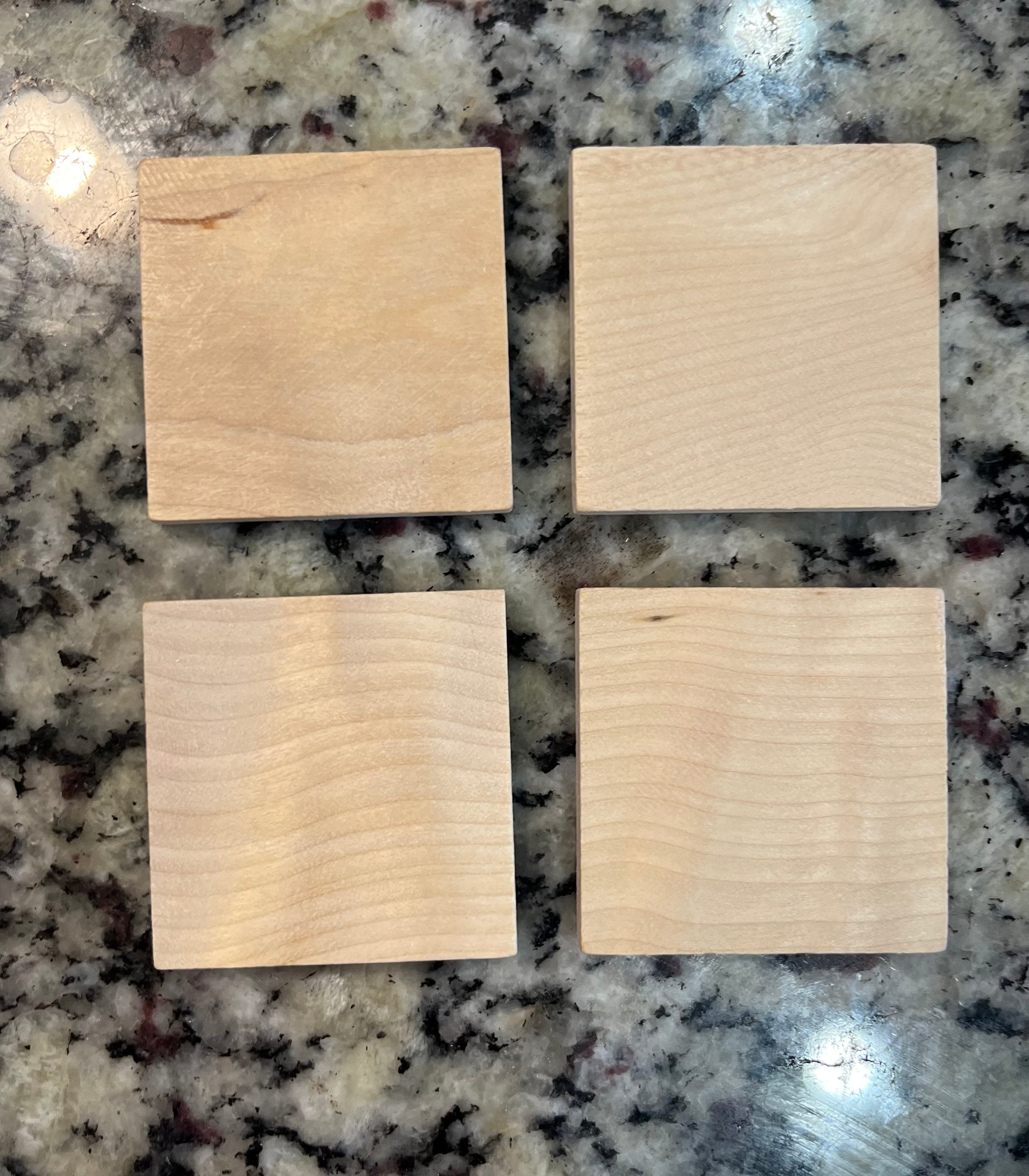Blank Wood Craft Squares: 2x2" DIY Carvable Cutouts - Etsy