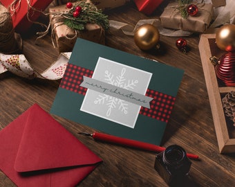 Editable Canva Christmas Card Template Holiday Card - Etsy