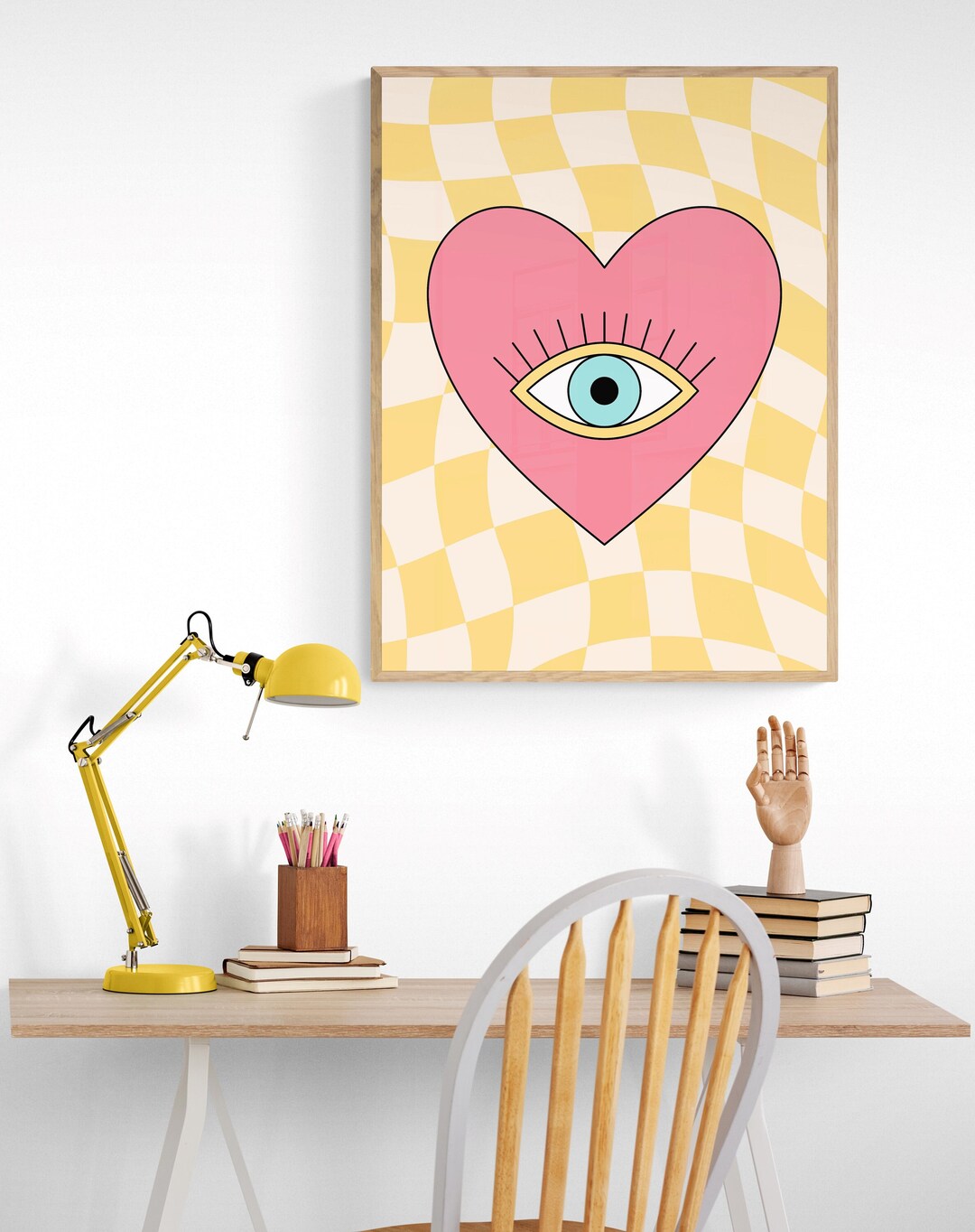 Funky Wall Art, Preppy Art Prints, Groovy Art Poster, Cute Quirky Wall ...