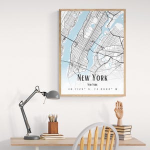 Custom City Map Set of 3 Prints, Map of Any City, Personalized City Map ...