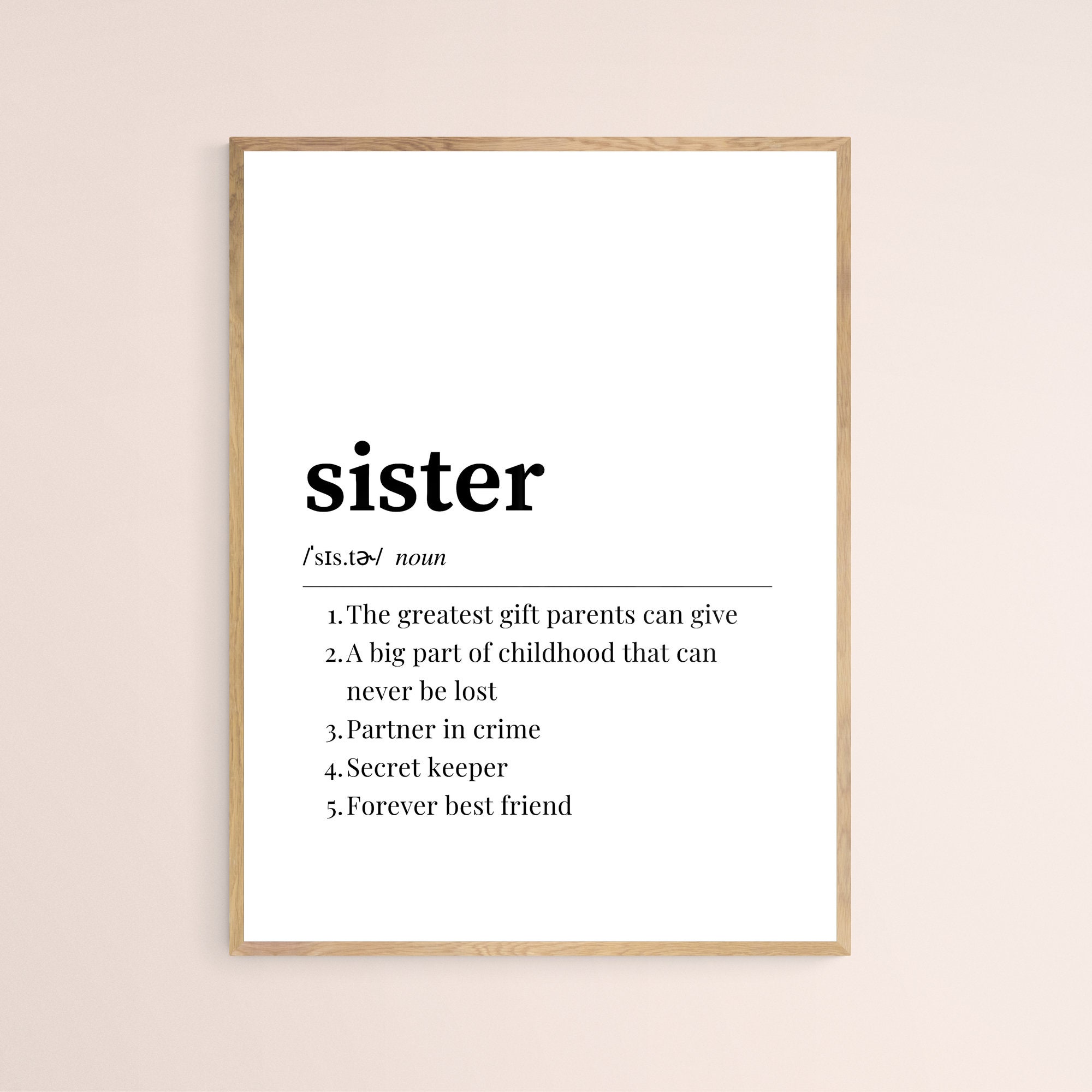 Secret Sister Sayings