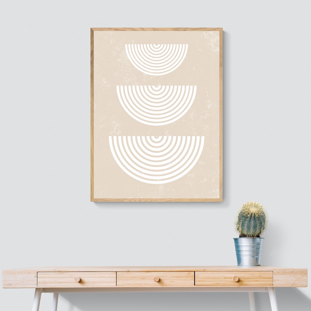 Neutral Minimal Abstract Art, Minimalist Abstract Art Print, Neutral ...