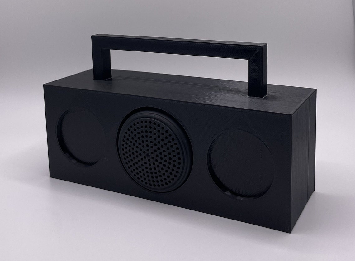 Custom Bluetooth Speaker | Boombox 3D Printed Audio Player - Etsy