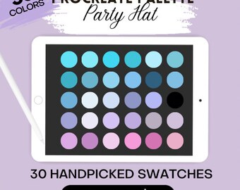 Procreate Color Palette Party Eyeshadow - Etsy