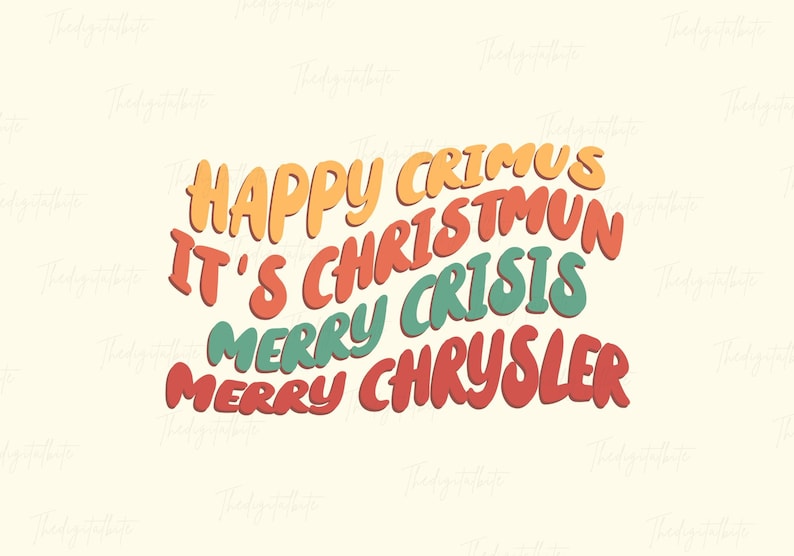 Merry Chrysler Png Happy Crimus Png Vine Christmas Shirt - Etsy