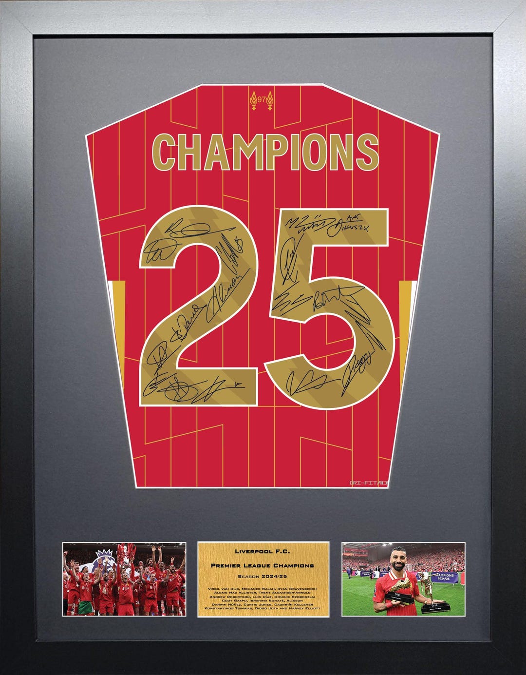 Liverpool 2025 Champions Team Signed Display - Etsy UK