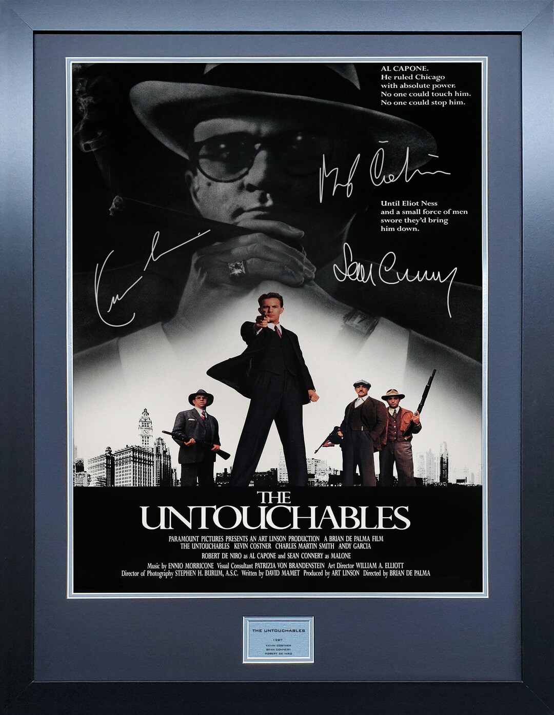The Untouchables Signed Movie Poster - Etsy