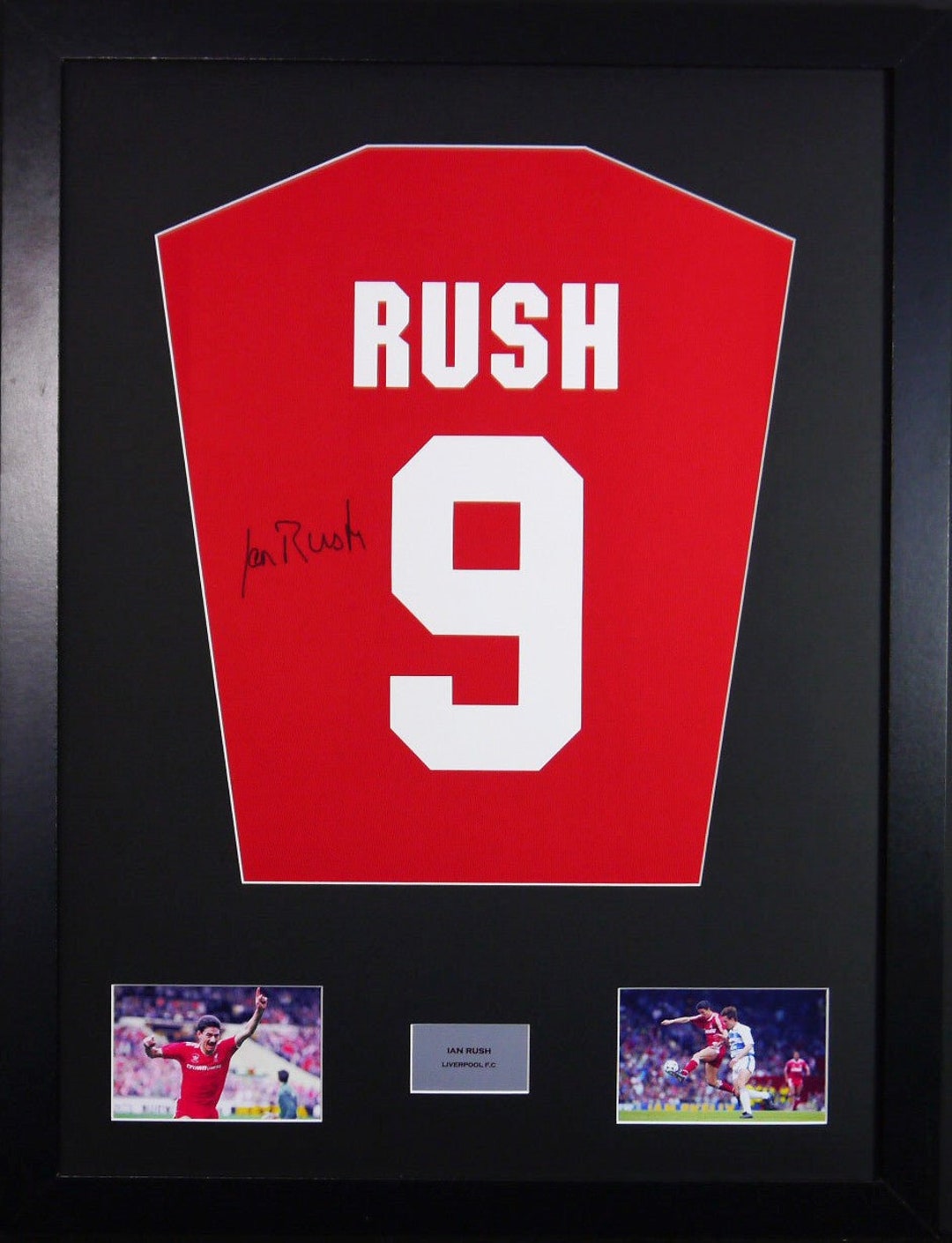 Ian Rush Liverpool Machine Signed Shirt Frame - Etsy