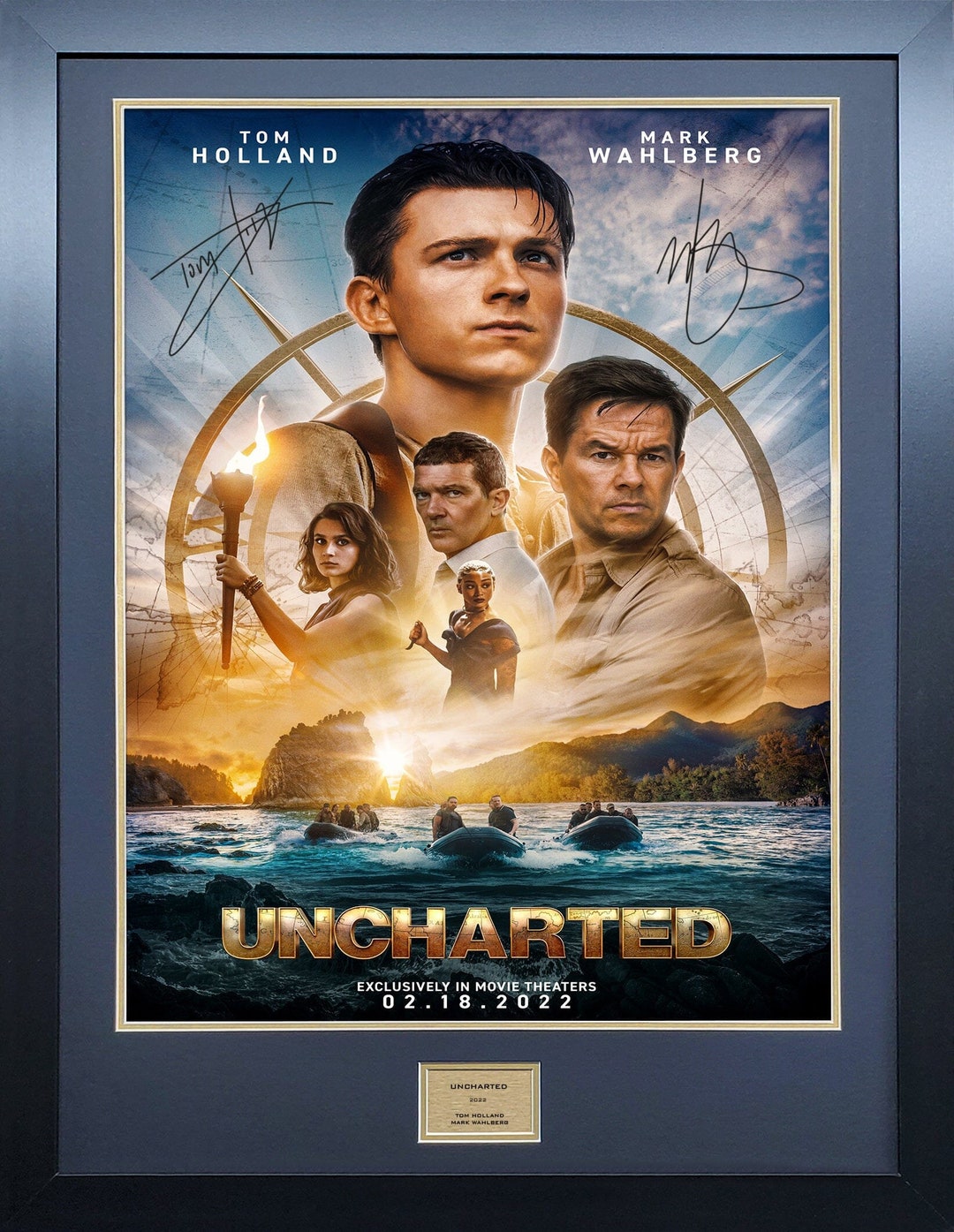 Uncharted Signed Movie Poster - Etsy UK