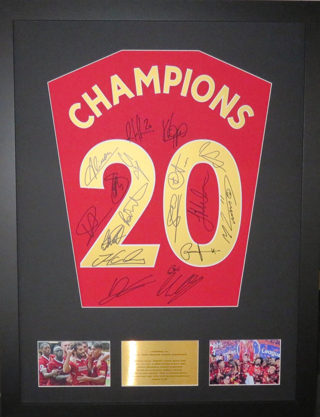 Liverpool Team Machine Signed Premier League Champions Frame - Etsy UK