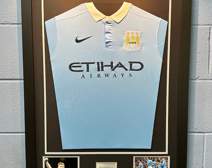Football Shirt Framing Kit Large. Black and Silver With Free ...
