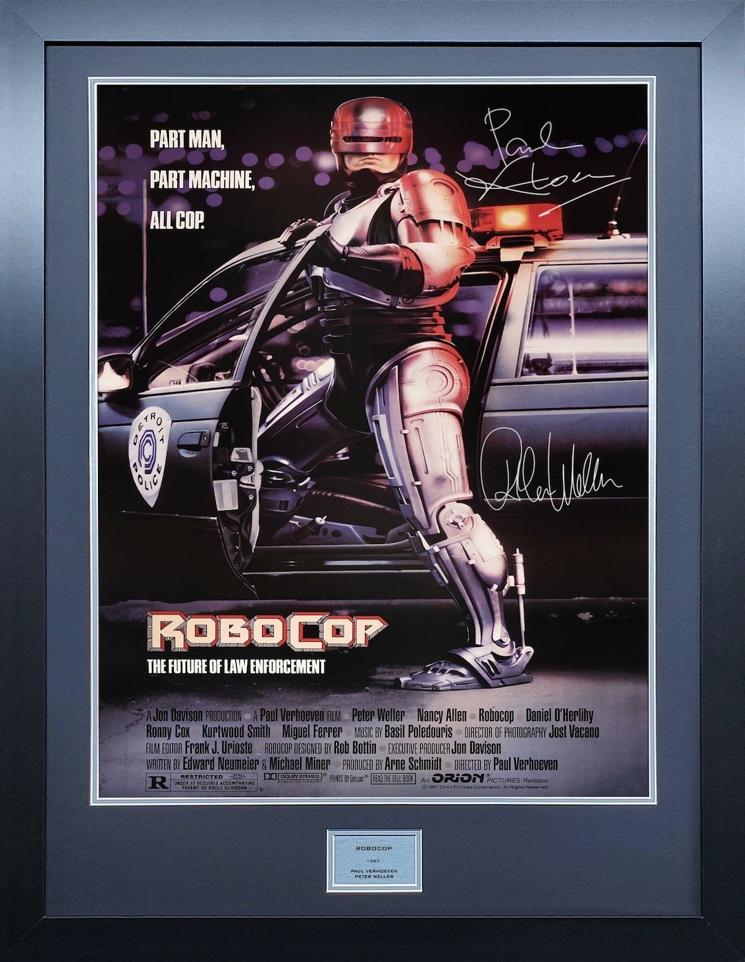 Robocop Signed Movie Poster - Etsy UK