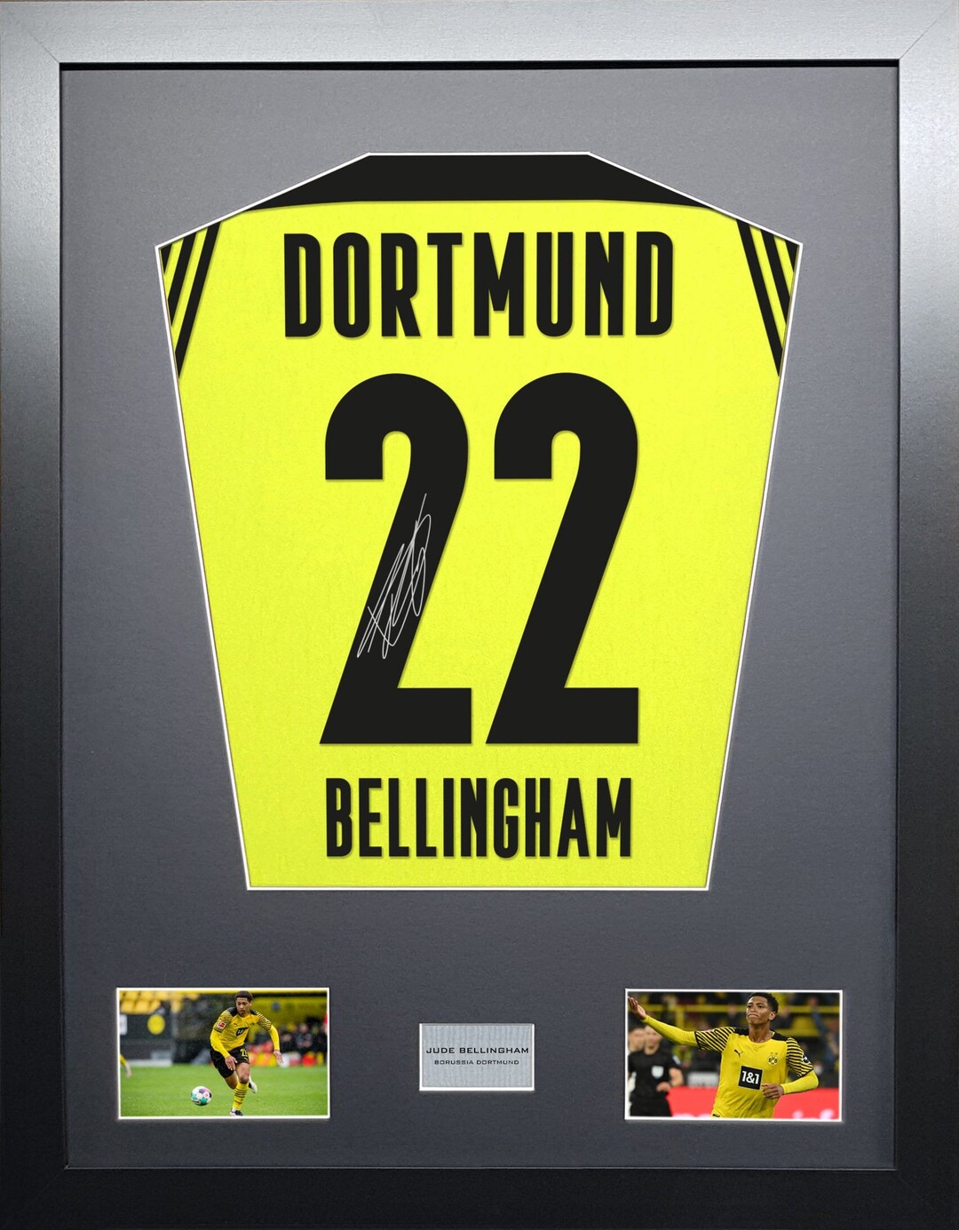 Jude Bellingham Borussia Dortmund Signed Shirt Display - Etsy